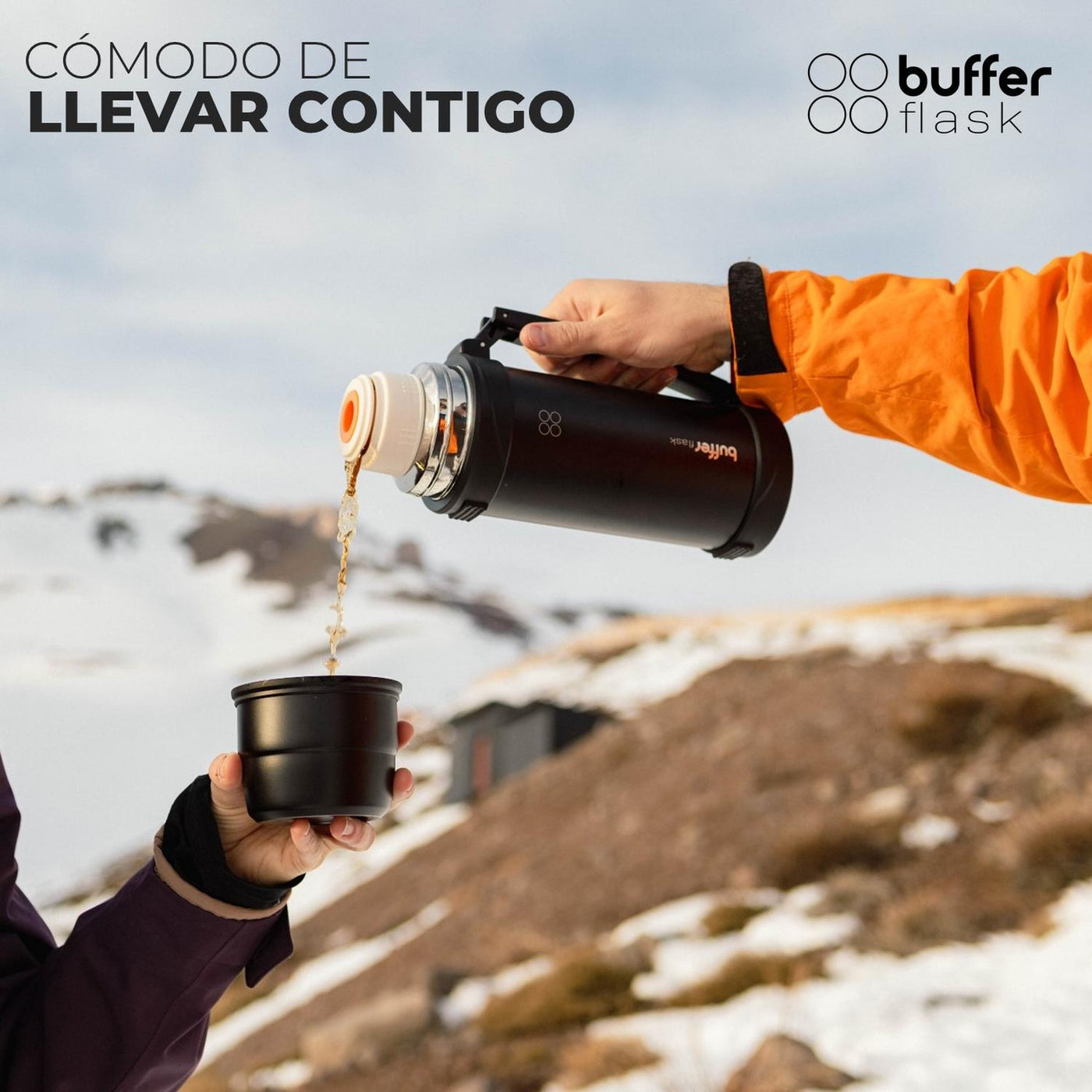Termo de Agua Mancora 1,2Lt Acero Inox Agua Fría y Caliente — Buffer CL