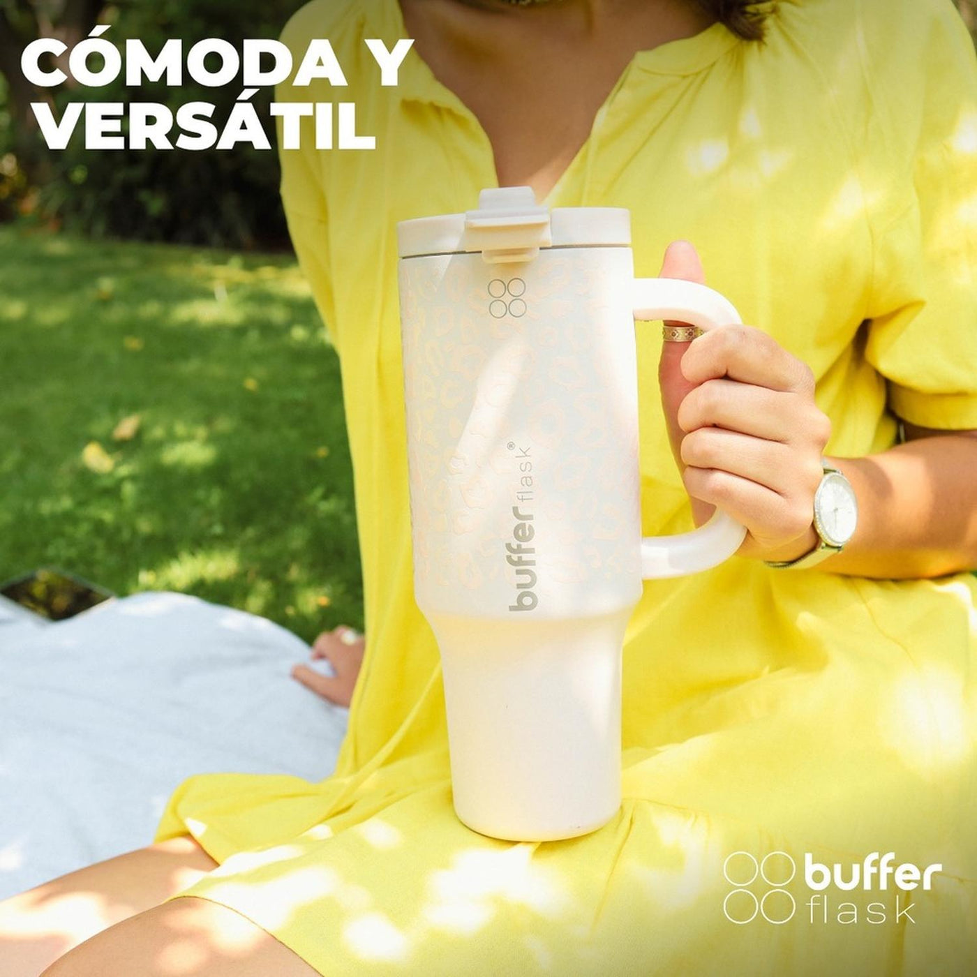 Vaso Termico Frio y Calor Termo Mug Buffer 1200Lt Inoxidable — Buffer CL